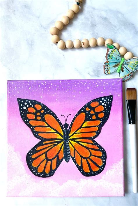 How To Paint A Butterfly Easy Beginner Step By Step Tutorial