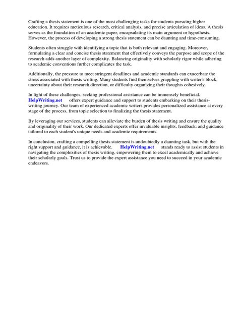 Thesis Statement Guidelines Pdf Essays Thesis