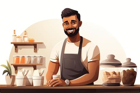 Premium Ai Image Smiling Indian Man