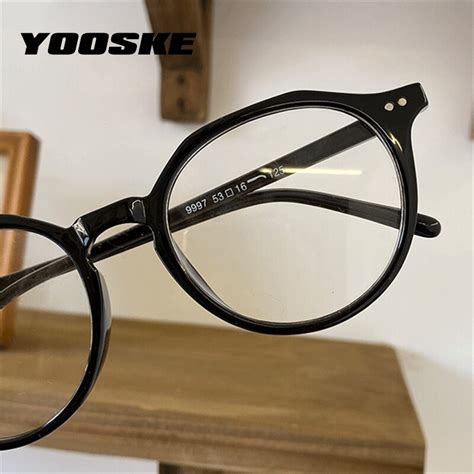 Yooske Vintage Clear Glasses Frame Women Retro Pol Grandado