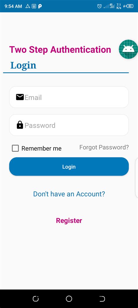 How To Create An Android Two Step Authentication System Using Firebase