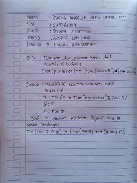 Diskusi 5 Logika Informatika Pdf