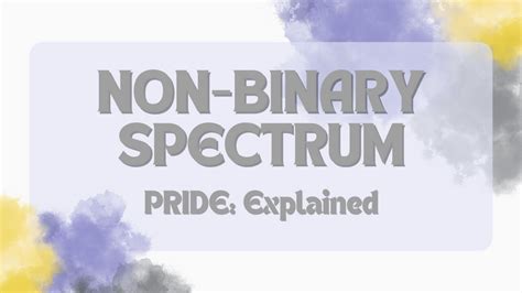 Non Binary Spectrum Explained Pride Palace