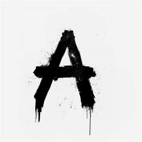 Grunge Black Letter A Illustration Free Photo Illustration Rawpixel