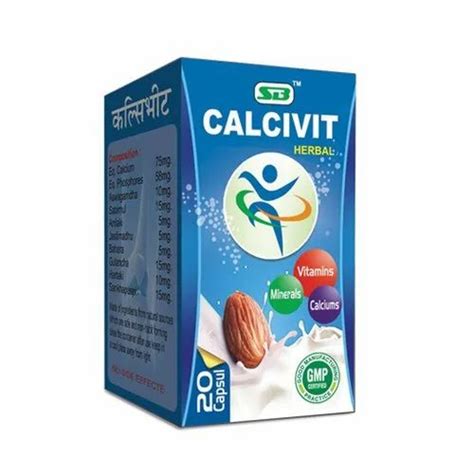Calcium Calcivit Capsule Packaging Type Bottle Packaging Size 30 Capsules At ₹ 160 Box In