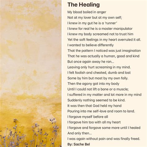 The Healing Poem Illumination Medium