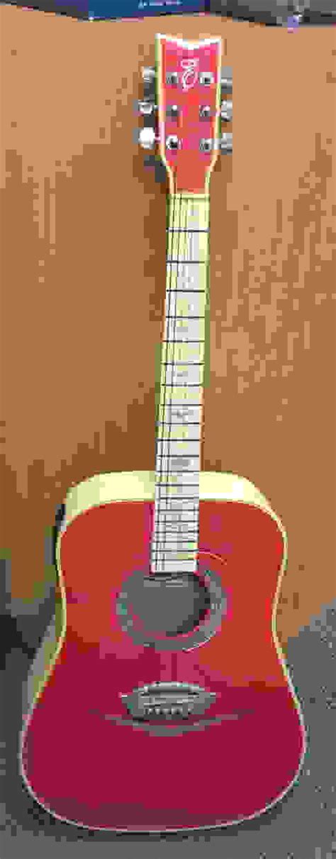 Esteban Eldorado Limited Edition Cadillac Red Acoustic Electric Guitar
