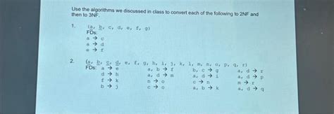 solved use the algorithms we discussed in class to convert