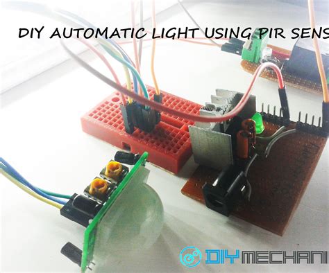 Diy Simple Automatic Light Using Pir Motion Sensor Motion Sensor Motion Sensor Lights