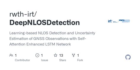 Github Rwth Irt Deepnlosdetection Learning Based Nlos Detection And Uncertainty Estimation Of
