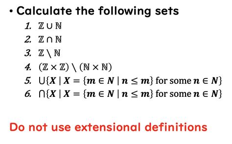 Solved Calculate The Following Sets 1 ZN 2 ZN 3 Z N Chegg Com