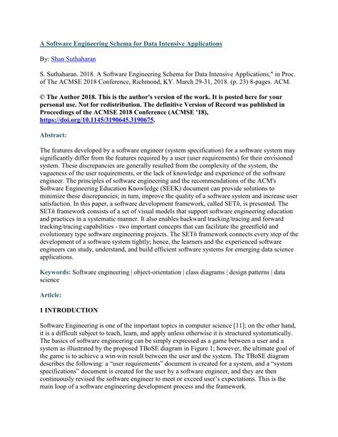 pdf a software engineering schema for data intensive applications dokumen tips
