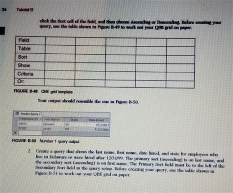 Solved Tuto Click The Sort Ell Of The Fold And Then Chegg Com