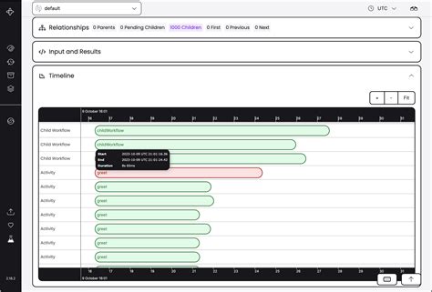 Workflow Visualization With Temporals Timeline View Temporal