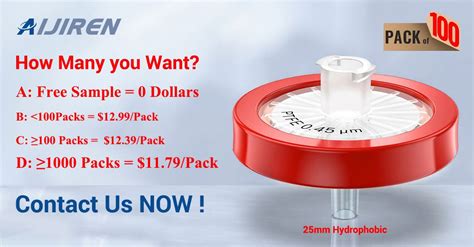 25mm Syringe Filter Aijiren Vials For Hplc Gc