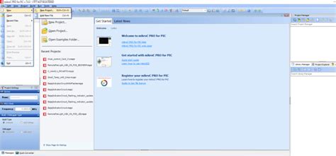 Creating A New Project In Mikroc Learning Pic Microcontroller