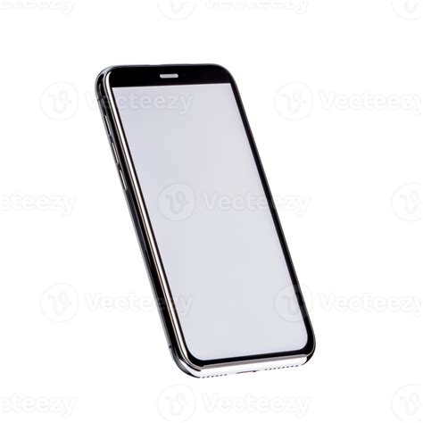 Moderne Téléphone Intelligent Avec Vide écran Incliné à Un Angle Sur