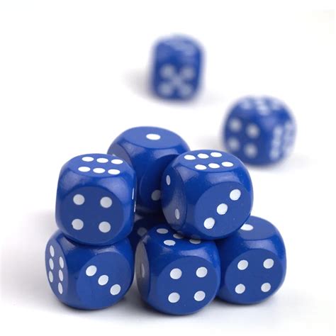 JEU DE DES 12 Dés En Bois Massif Colorés 10 Pièces paquet 20mm Or