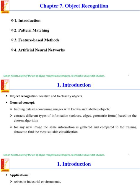 chapter 7 object recognition pdf artificial neural network vision