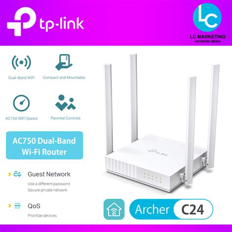 Tp Link Archer C24 Ac750 Dual Band Multi Mode Wireless Wifi Extender Access Point Router Tp