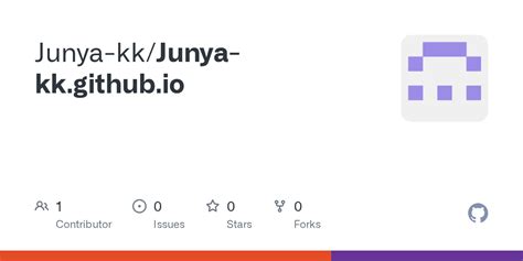 GitHub Junya Kk Junya Kk Github Io