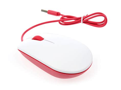 Raspberry Pi Mouse Redwhite Kiwi Electronics