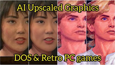 Dos And Retro Pc Games Ai Upscale Interesting Results Youtube
