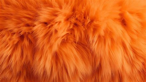 Premium Photo Orange Fur Background