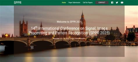 14th International Conference On Signal Image Processing And Pattern Recognition Sppr 2025