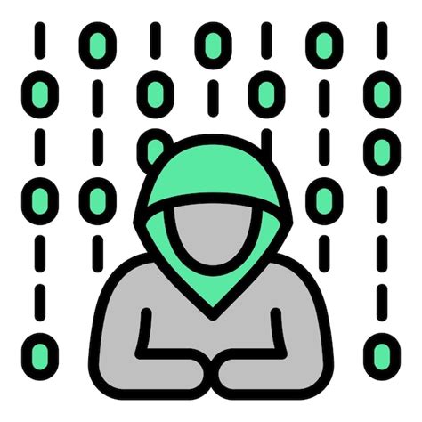 Premium Vector Digital Hacker Icon Outline Vector Data Internet Virus Fraud