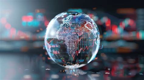 Global Network Data Digital Globe Data Visualization Global Network Technology Stock