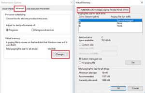 Increase Virtual Memory Drivers Com