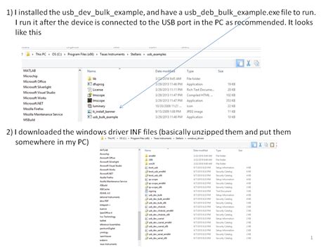 USB Bulk Device Application Not Working On TMDXLCDK Processors Forum Processors TI E E