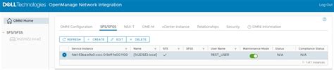 OMNI Web UI Configuration Dell Networking SmartFabric Services Deployment With VxRail 7 0 400