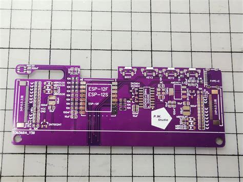 Esp8266 黑水屏 双屏驱动板 立创开源硬件平台