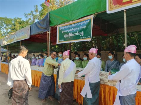 ကျိုက်ထိုမြို့နယ်တွင် တန်ဆောင်မုန်း လပြည့်နေ့၌ မြို့နယ်လုံးကျွတ် ဆွမ်းဆန်စိမ်းလောင်းလှူပွဲ ကျင