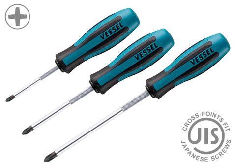 Vessel Jis Crosshead Screwdriver Set 1 2 3 Economy Cycle