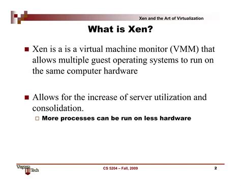 Xen And Virtualization Pdf Operating Systems Computer Software And