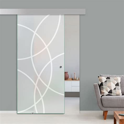 Sliding Glass Barn Door Alu100 Dbsg 0118 Semi Private Sliding Glass Barn Doors Glass Barn