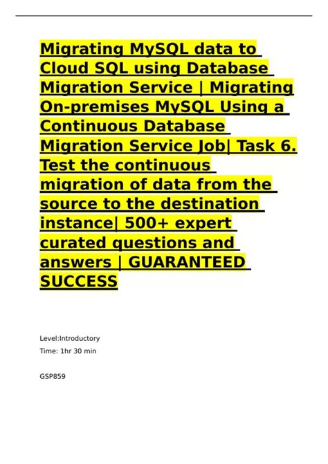 Migrating Mysql Data To Cloud Sql Using Database Migration Service