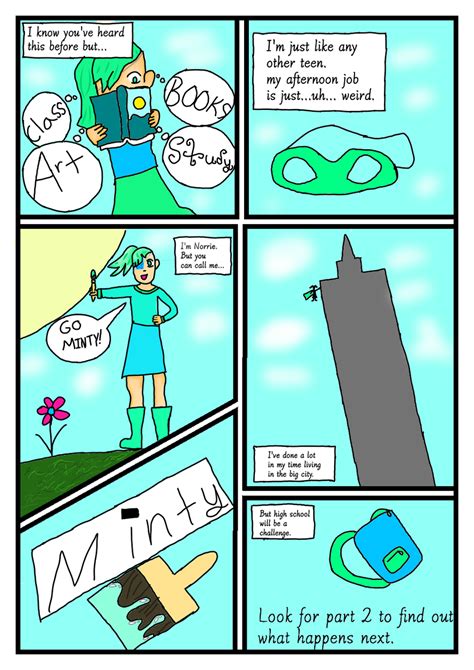 Minty Comic 1 Ella The Sorta Kinda Artist Illustrations Art Street