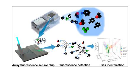 On Chip Array Fluorescent Sensor For High Sensitivity Multi Gas Detection Acs Sensors