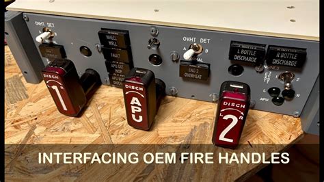 Interfacing Oem Fire Handles Home Cockpit 737 Youtube