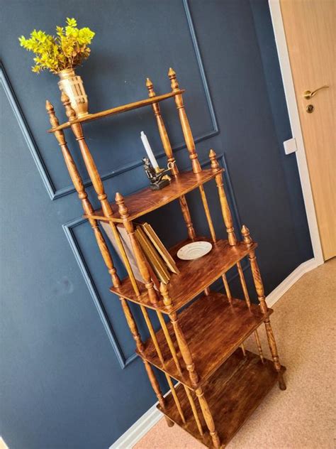 Этажерка деревянная после реставрации стеллаж — цена 7000 грн в