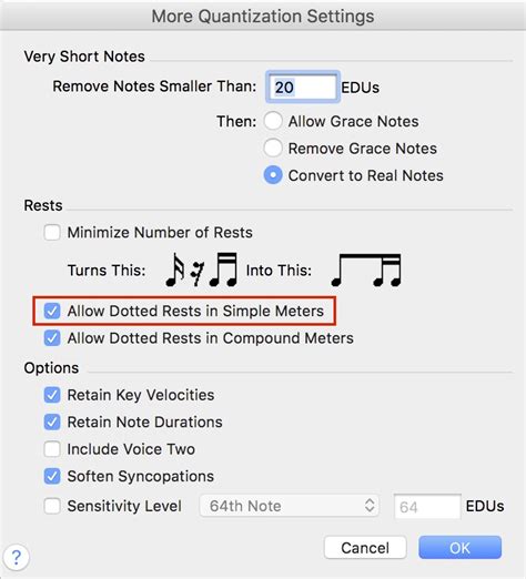 Combine Th And Th Rests Into A Dotted Th Rest In Finale Scoring Notes