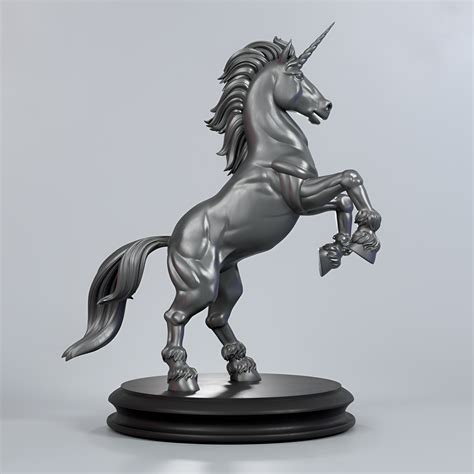 🦄 Commercial License Fantasy Majestic Unicorn Model・ Stl File For 3d Printing・cults