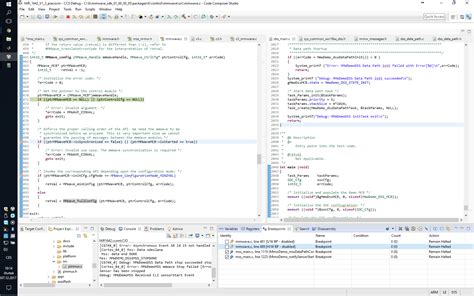 CCS IWR1642BOOST How Add Breakpoints To Some Line In Extern Function