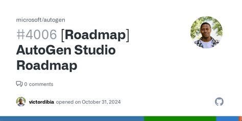 Roadmap Autogen Studio Roadmap Issue Microsoft Autogen Github