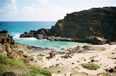 Premium Photo View Of Halona Beach Cove Cockroach Beach Oahu Hawaii
