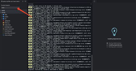 Install Dependencies Failed With Pnpm Issue Stackblitz Webcontainer Core GitHub